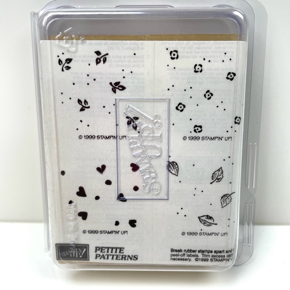 Stampin' Up! | Office | Stampin Up Petite Patterns Rubber Stamp Set 999 ...